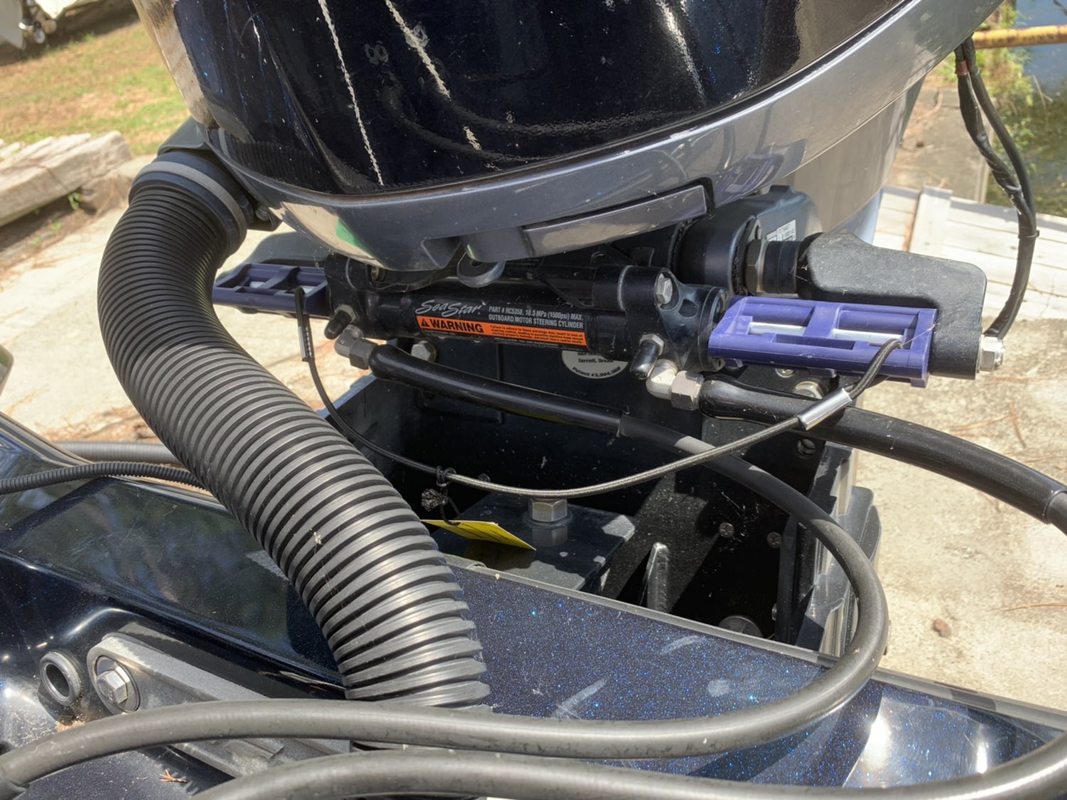 Hydraulic Outboard Steering Lock at Lula Restrepo blog